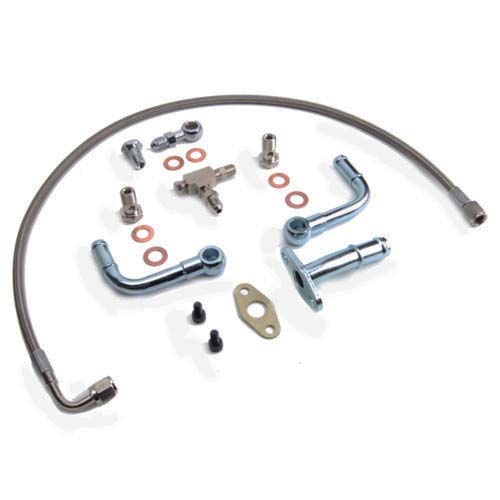 Turbo oil and water line kit Mitsi TD05 TD06 Kinugawa – Driven Performance